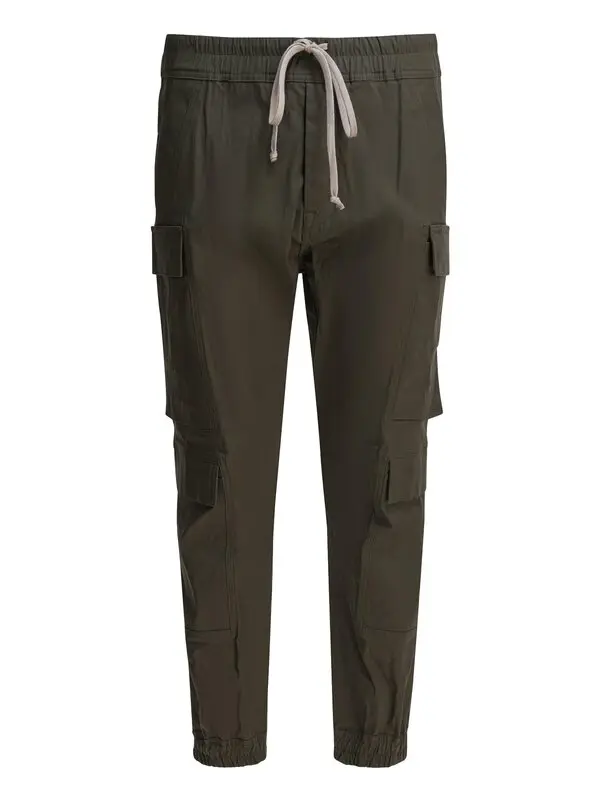 Rick Owens Drawstring Cargo Trousers - Black