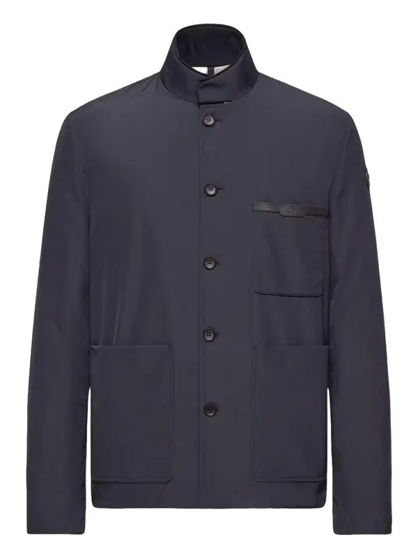 Moncler Westerlies Down Shirt Jacket - Midnight Blue