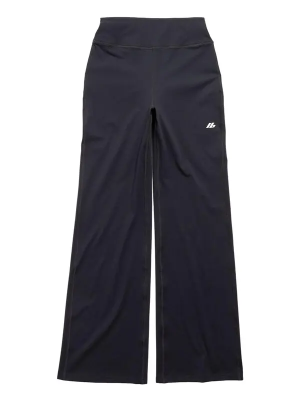 Balenciaga Activewear Flared Slim Pants - Black