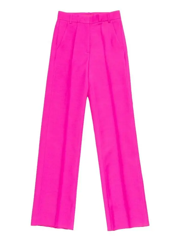 Valentino Garavani High-waisted Tailored Trousers - Pink