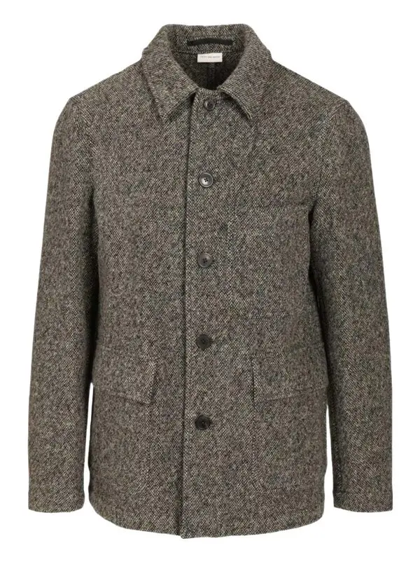 Dries Van Noten Braxton Woold Over Shirt Coats - Grey