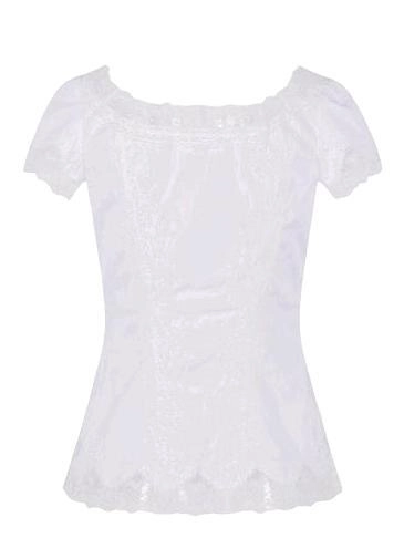 Ermanno Scervino Off-the-shoulder Lace Trim Blouse - No