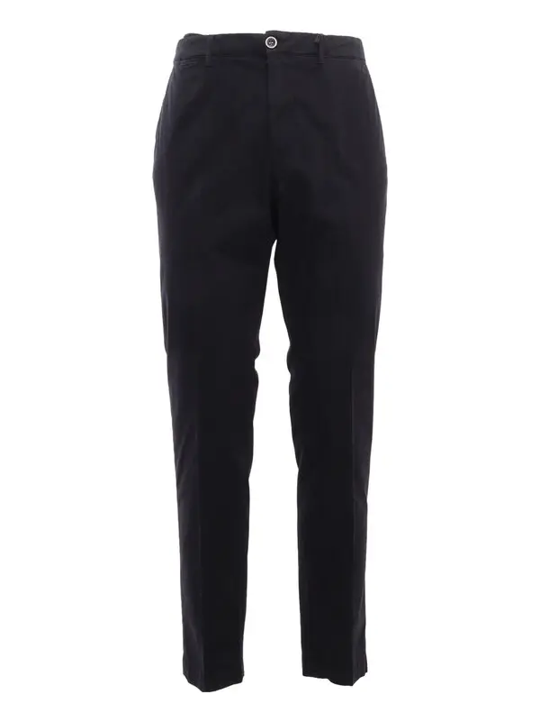 Peserico Stretch Gabardine Chino Pants - Black