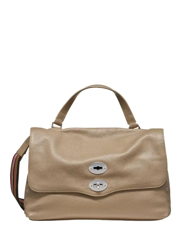 ZANELLATO Postina M Flap Crossbody Bag - Nude