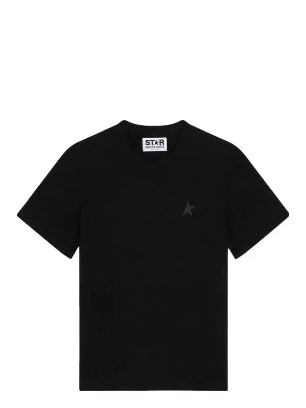 GOLDEN GOOSE Star-printed Crewneck T-shirt - Black
