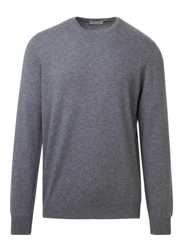 GRAN SASSO Cashmere Crew-neck Sweater - Gray