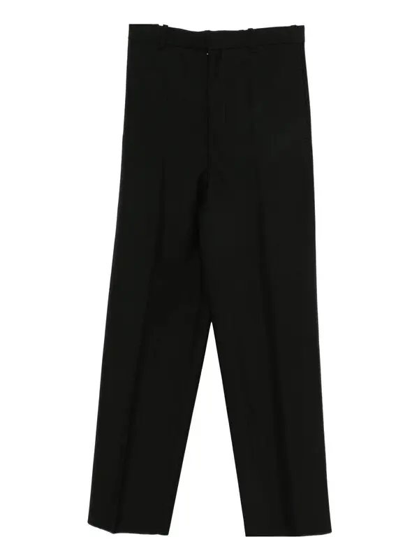 JIL SANDER Tailored Straight Leg Trousers - Black