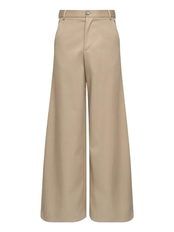 MAISON MARGIELA Wide-leg Trousers - Nude