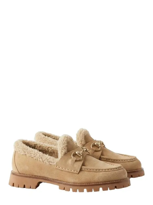 Gucci Loafer With Horsebit - Beige