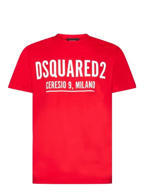 Dsquared2 Logo-printed Crewneck T-shirt - Red