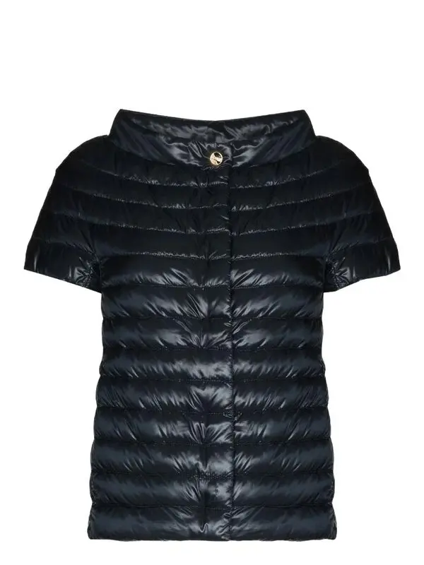 Herno Margherita Short Sleeve Puffer Jacket - Black