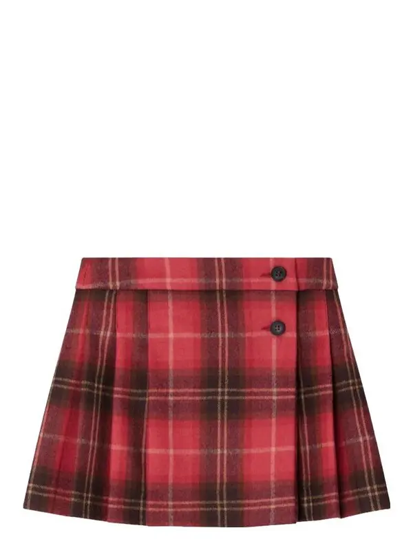 Bonpoint Talissa Kilt Skirt - Red