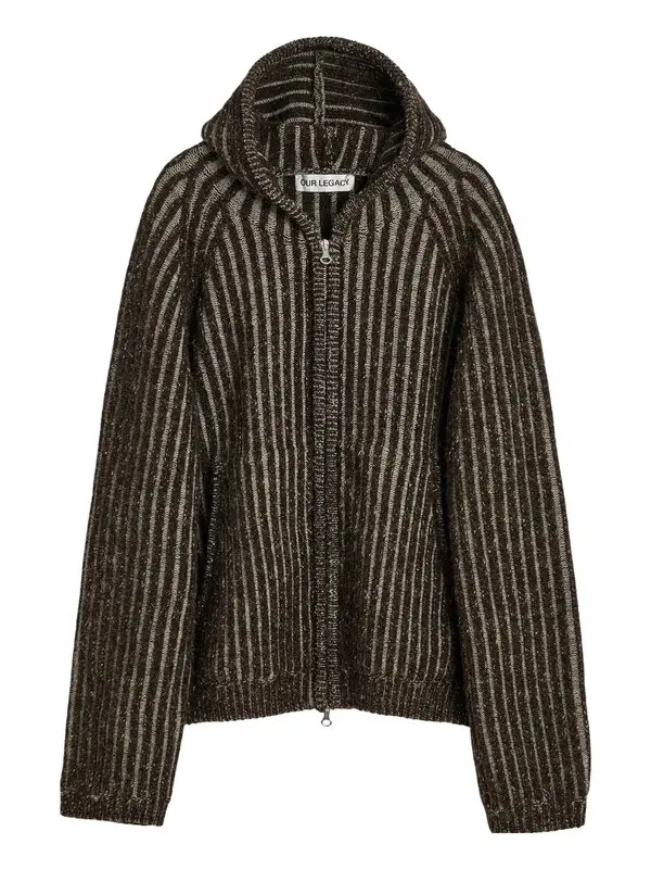 Our Legacy Level Hooded Cardigan - Brown