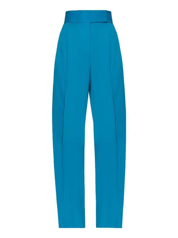 Attico The Gary High Waist Trousers - Blue