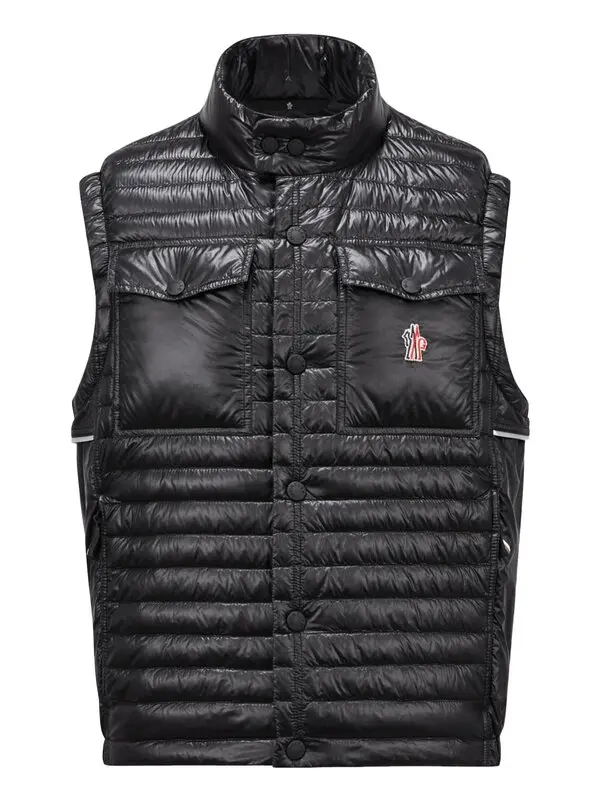 Moncler Ollon Quilted Down Gilet - Black