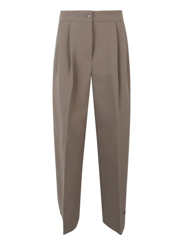 THE FRANKIE SHOP Doyer Pleated Trousers - Gray