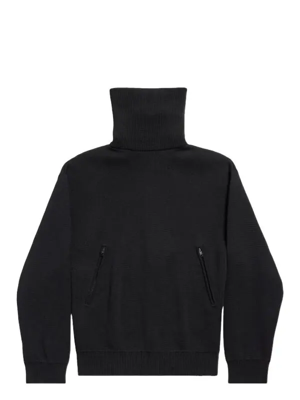 Balenciaga Back-to-front Knitted Jumper - Black