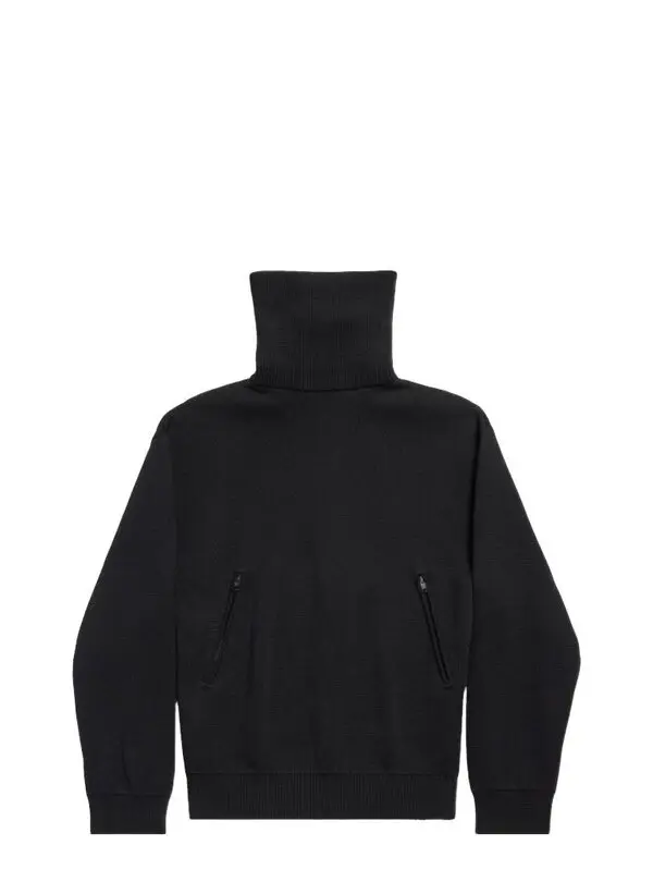 Balenciaga Back-to-front Knitted Jumper - Black