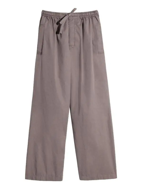 LEMAIRE Relaxed Fit Pyjama Pants With Drawstring - Iris Purpurea