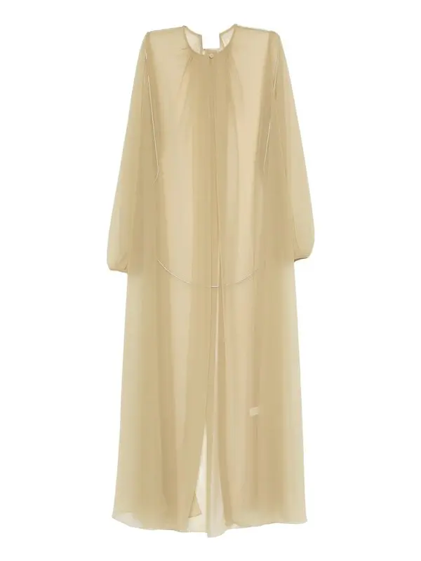 FORTE_FORTE Long Sheer Cardigan - No