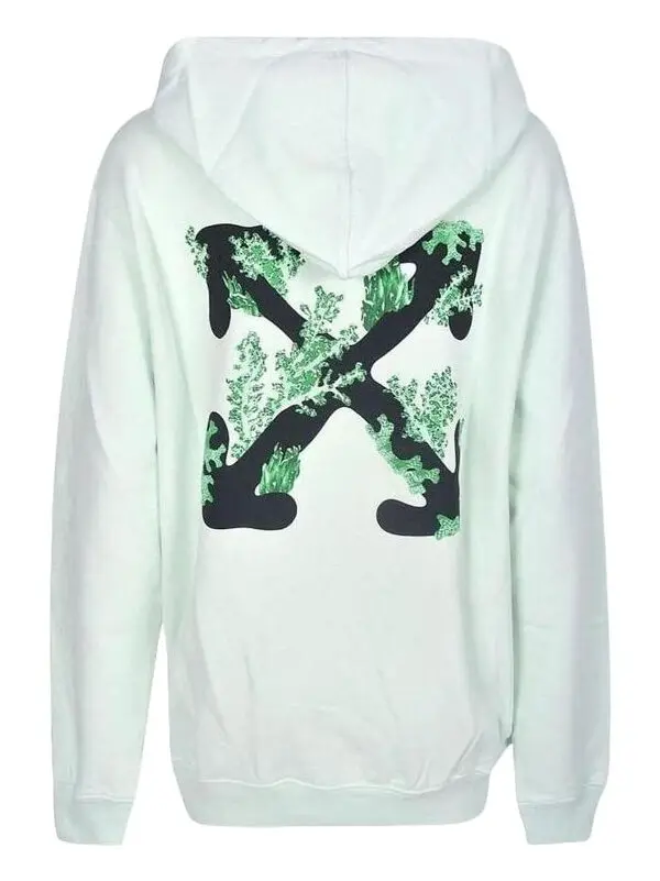 Off-White Arrowhead Printed Hoodie - White