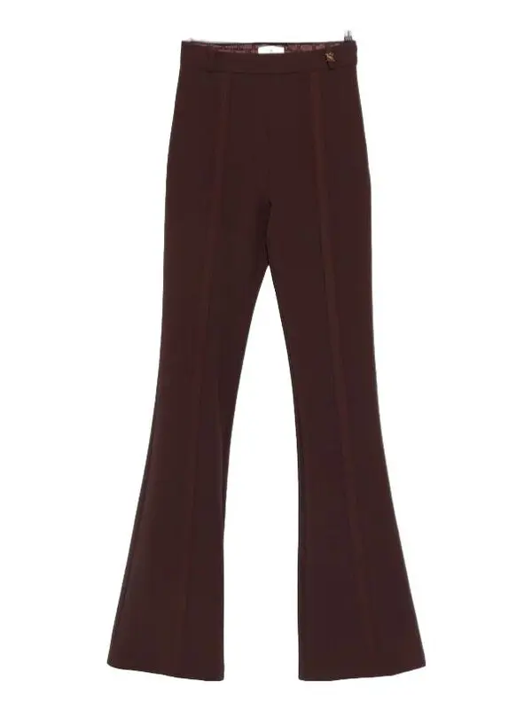 Elisabetta Franchi Flared Tailored Pants - Black