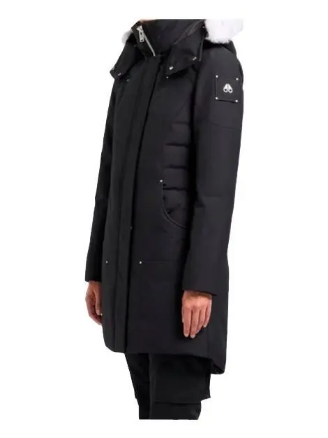 Moose Knuckles Cloud Shearling Parka - Black