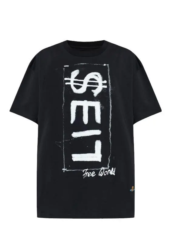 VIVIENNE WESTWOOD Lies Box T-shirt - Black
