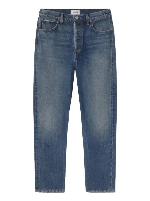 AGOLDE Straight-leg Jeans With Patch Pockets - Blue