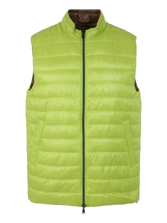 Herno Quilted Down Gilet - Green