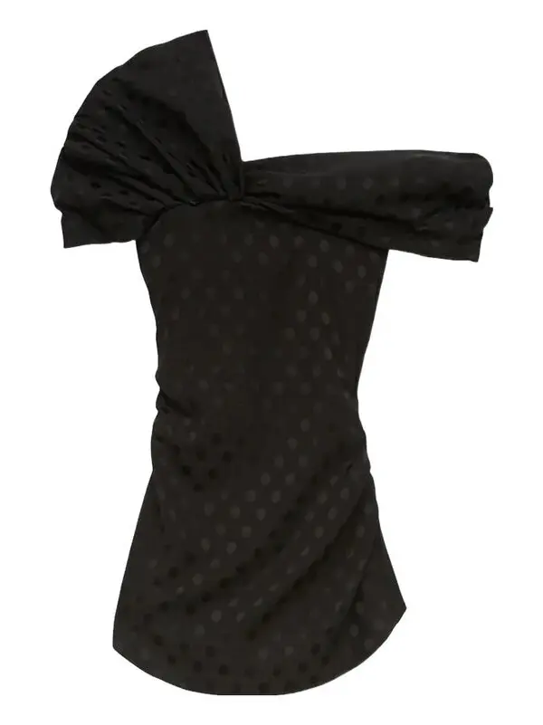 Isabel Marant Étoile Esen Jacquard Polka-dot Top - Black