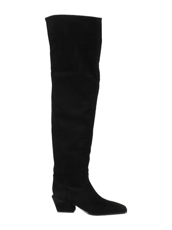 Paris Texas Bettina Over The Knee Boots - Black