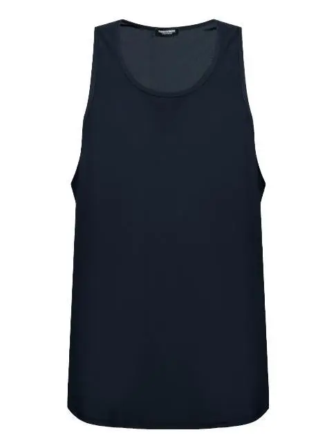 Dsquared2 Sleeveless Vest With Logo Print - Black