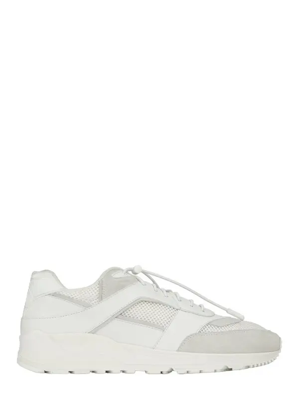 Saint Laurent Bump Lace-up Sneakers - Optical White