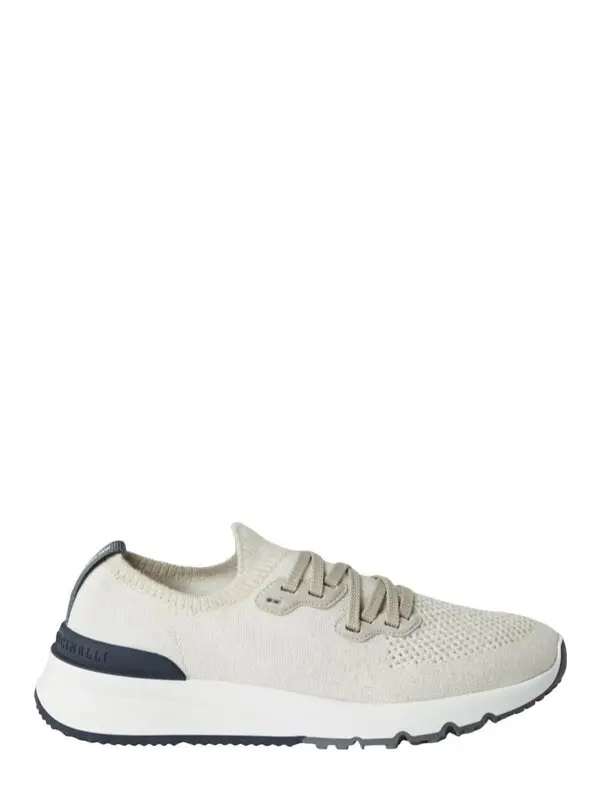 Brunello Cucinelli Lace-up Sneakers - White