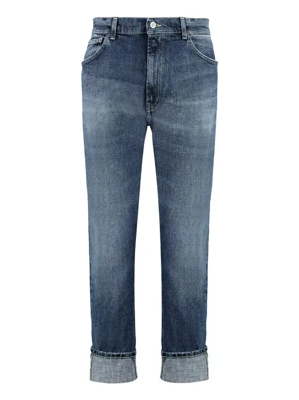 DONDUP Jeans With Belt Loops - Blue