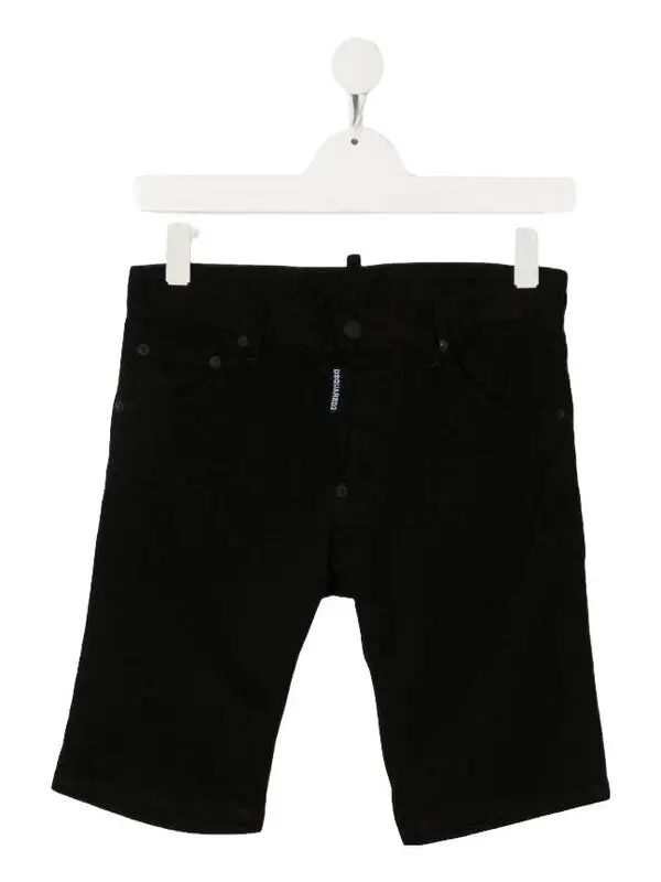 Dsquared2 Logo-patch Shorts - Black