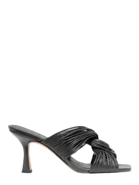 Michael Kors Alessia Mule Sandals - Black