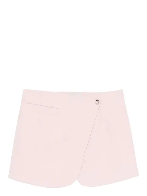 Coperni Asymmetrical Skirt With Patch Pockets - Pink
