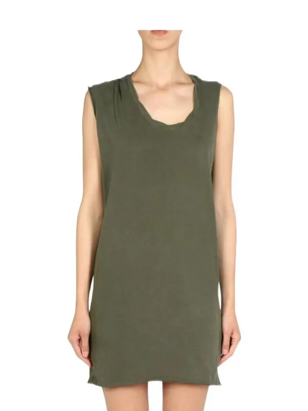 Dsquared2 Crewneck Sleeveless Mini Dress - Green