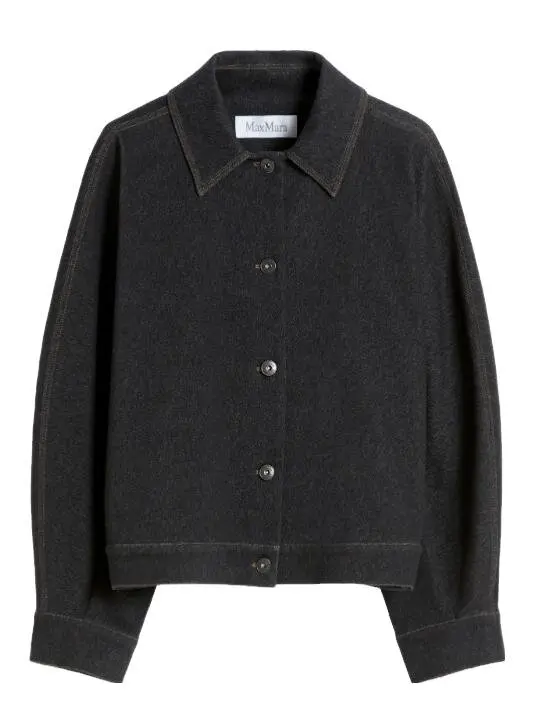 Max Mara Buttoned Jacket - Ultramarine Blue
