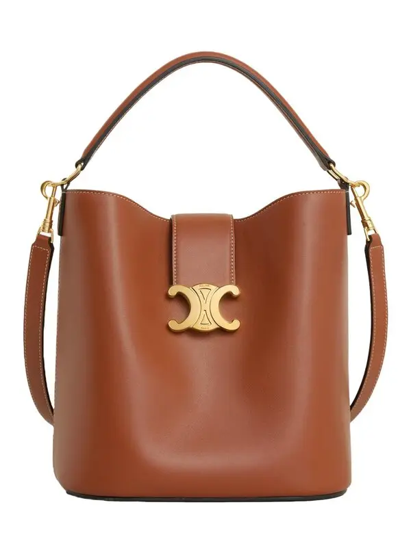 Celine Medium Louise Bag In Smooth Calfskin - Yellow-brown