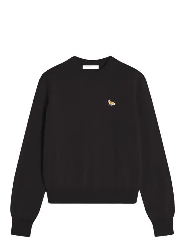 Maison Kitsuné Baby Fox Regular Jumper - Black