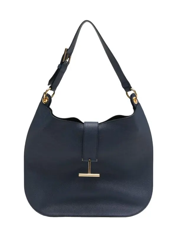 TOM FORD Zipper Shoulder Bag - Black