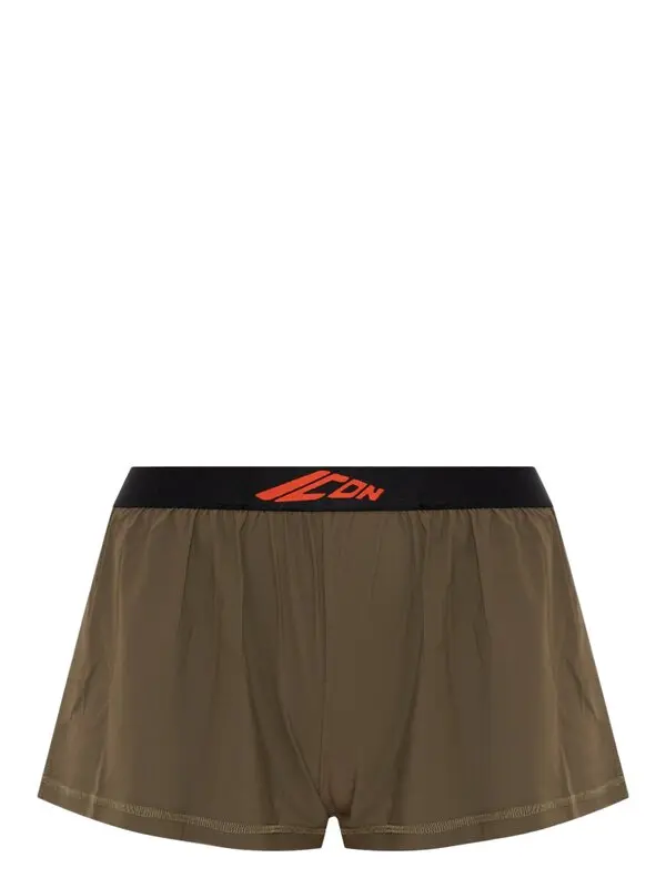 Dsquared2 Elastic Waist Logo Shorts - Green