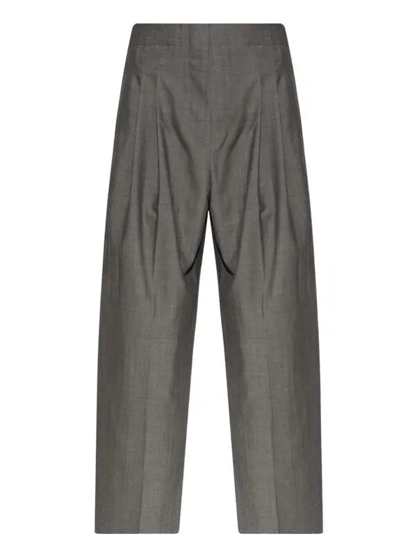 Studio Nicholson Pleated Casual Trousers - Warm Gray