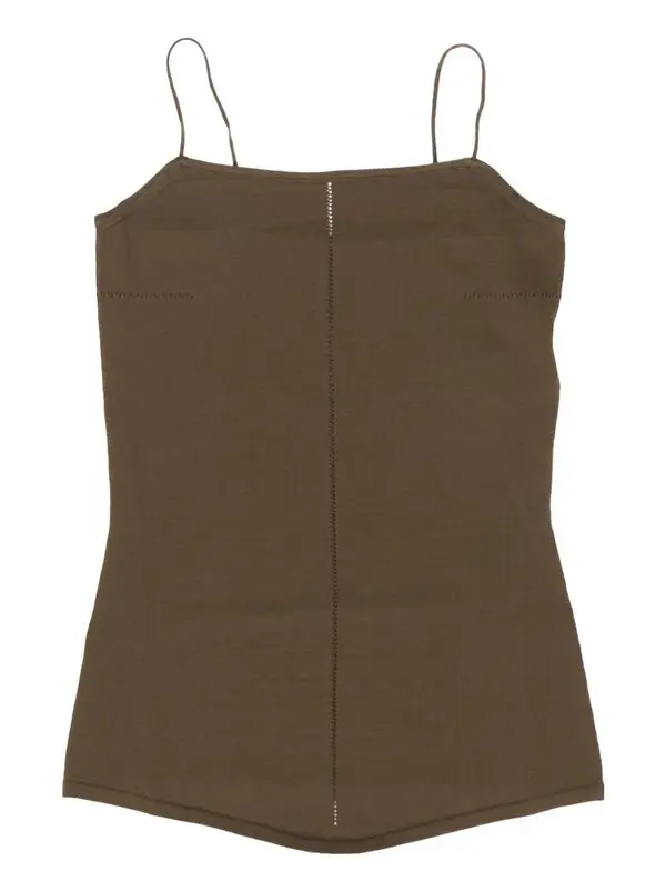 LEMAIRE Fine-knit Tank Top - Green