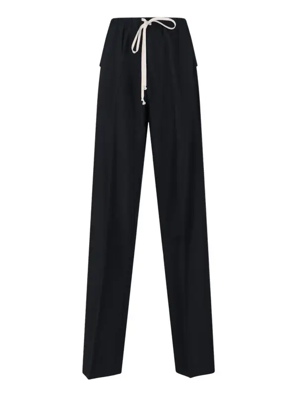 Rick Owens Drawstring Trousers - Black