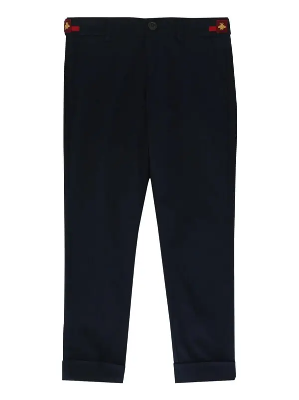 Gucci Casual Pants With Rolled-up Hem - Black