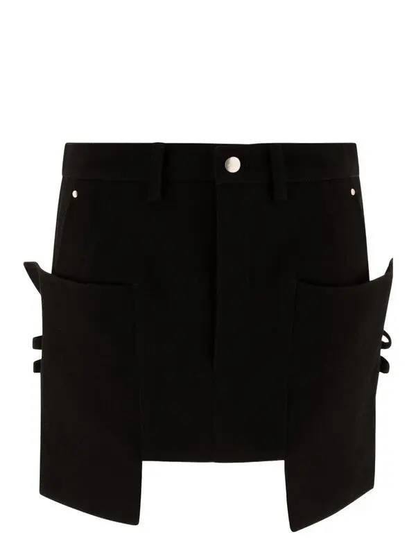 Rick Owens Stefani Mini Skirt - Black